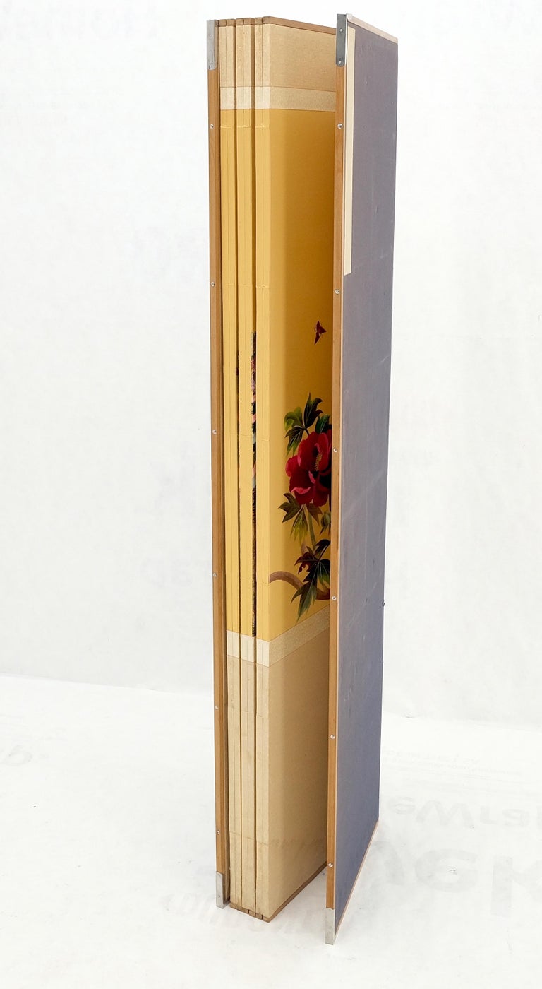 Oriental Decorative 8 Panel Silk Embroidery Peacock Scene Room Divider ...
