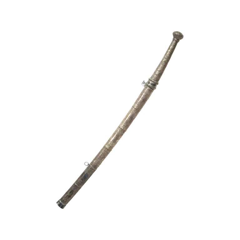 Oriental Silver Saber, "19th Century" For Sale at 1stDibs