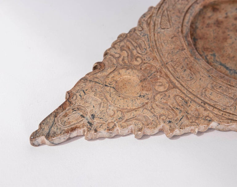 Oriental Style Hand-Carved Stone For Sale at 1stDibs