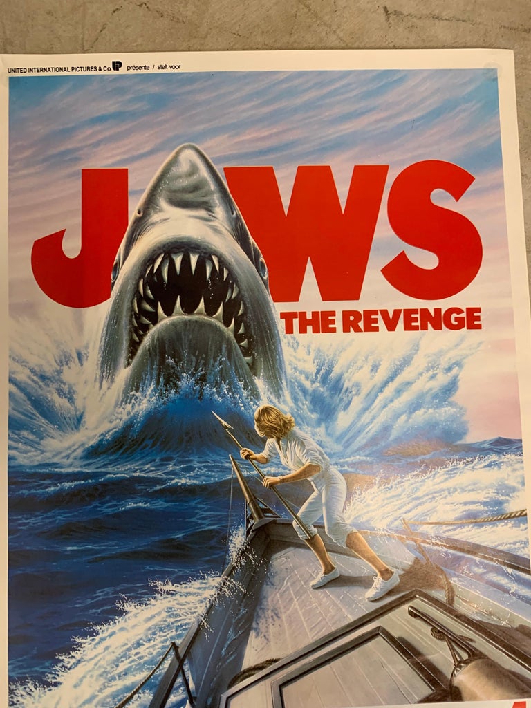 Origianal 1987 Film Poster Jaws 4 The Revenge from Begium at 1stDibs ...