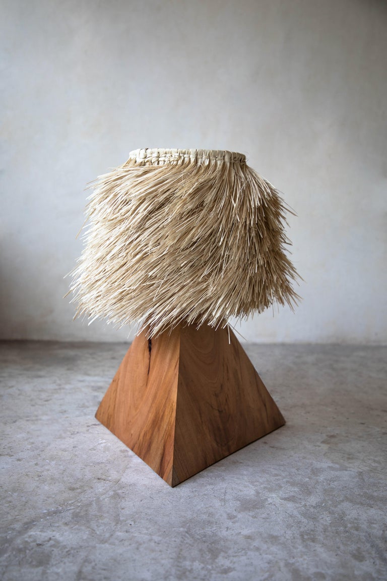 Original 07 Triangle Table Lamp with Linen Screen by Daniel Orozco For ...