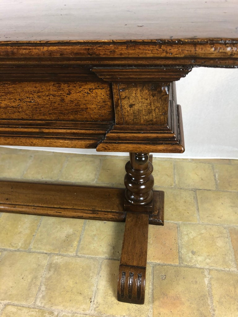 18th Century French Louis XIII Walnut Sofa Console or Display Table For ...