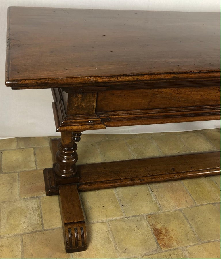 18th Century French Louis XIII Walnut Sofa Console or Display Table For ...