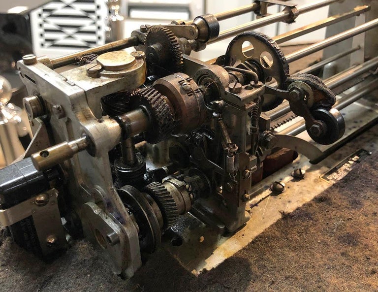 Original 1940's Vintage Dow Jones Ticker Machine at 1stDibs