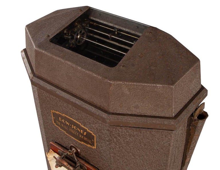 Original 1940's Vintage Dow Jones Ticker Machine at 1stDibs