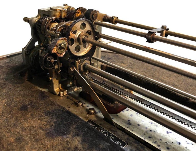 Original 1940's Vintage Dow Jones Ticker Machine at 1stDibs