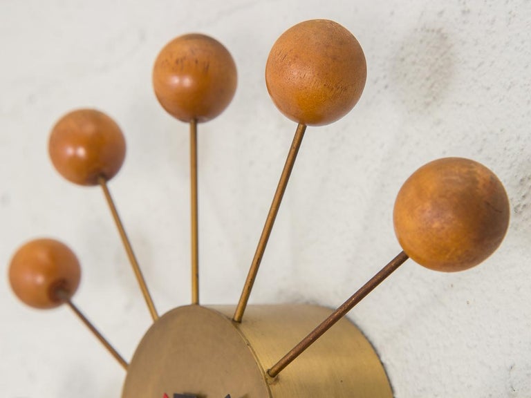 Original 1950s Vintage George Nelson Ball Clock For Sale at 1stDibs ...