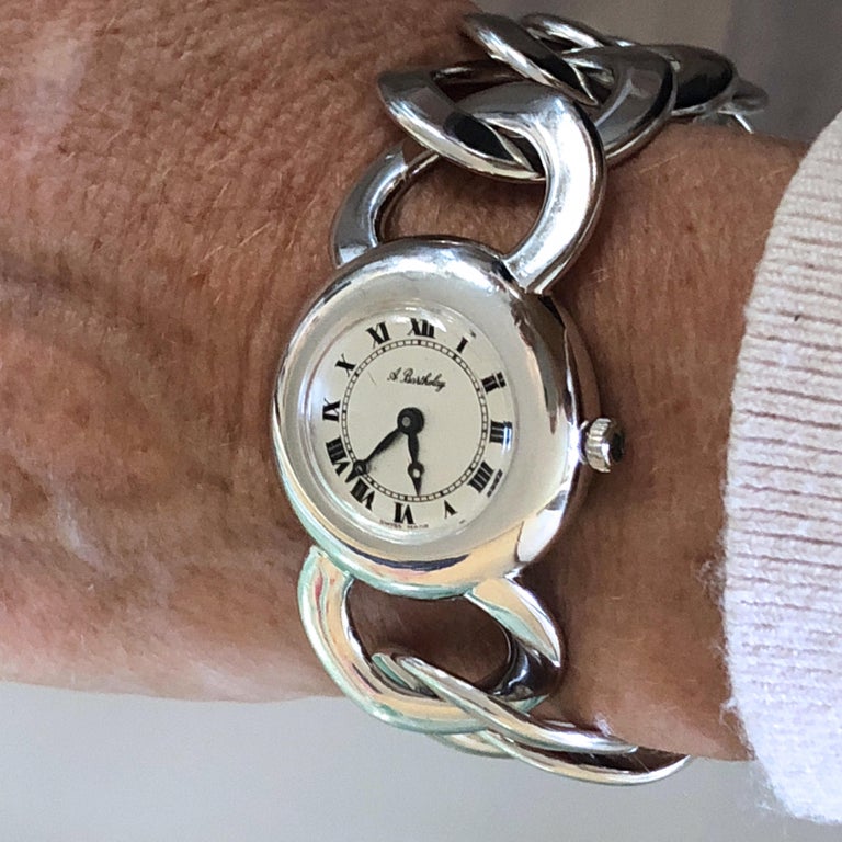 Original 1960s Alexis Barthelay Manual-Winding Movement Solid Silver ...