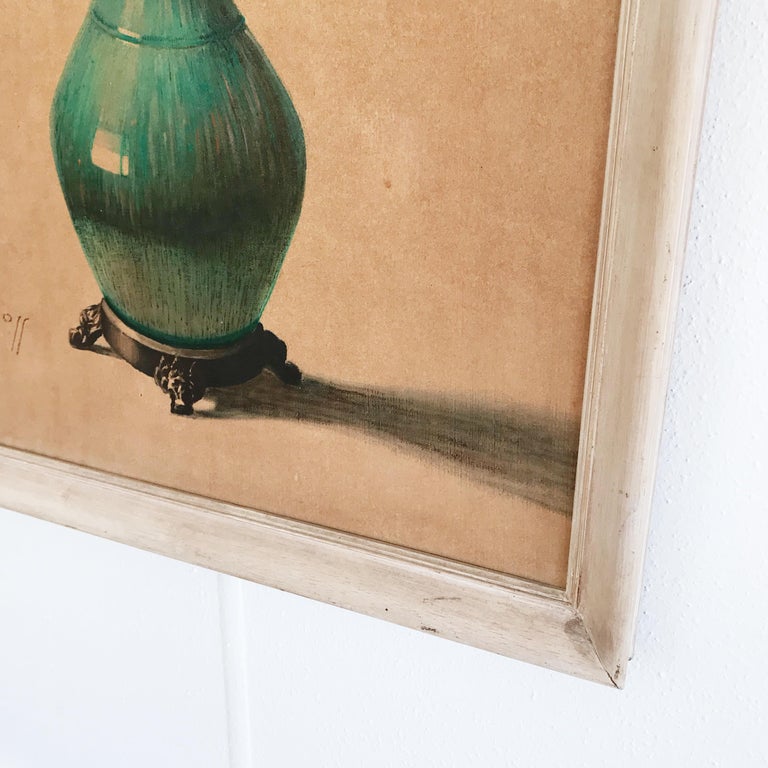 Original 1960s Chrysanthemums Vintage Framed Art Print by Vladimir ...