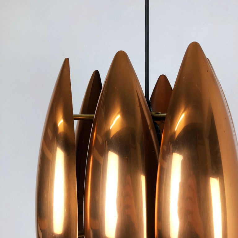 Original 1960s "Kastor" Pendant Light by Jo Hammerborg for Fog and ...