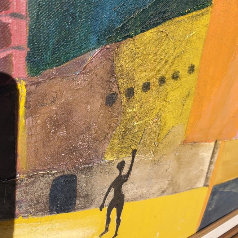 Original 1960s Oil Painting by Well Known Artist Nan Auldin with ...