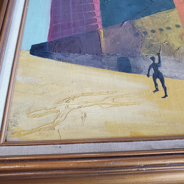 Original 1960s Oil Painting by Well Known Artist Nan Auldin with ...