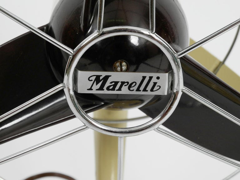 Original 1960s Streamline Table and Wall Fan by Marelli Mod. 304 Made ...