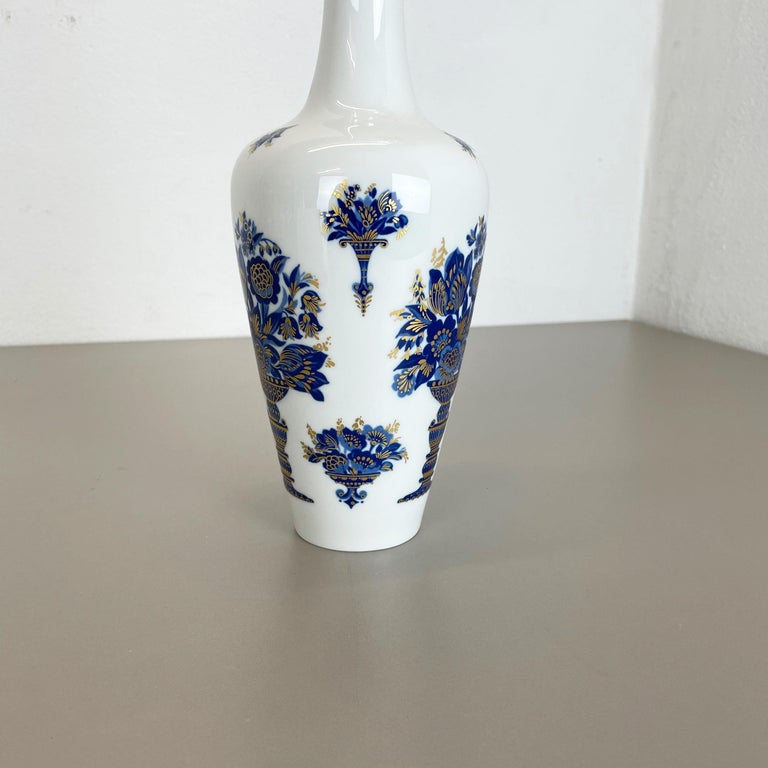 Original 1970s Op Art Vase Porcelain German Vase by Heinrich Ceramics ...