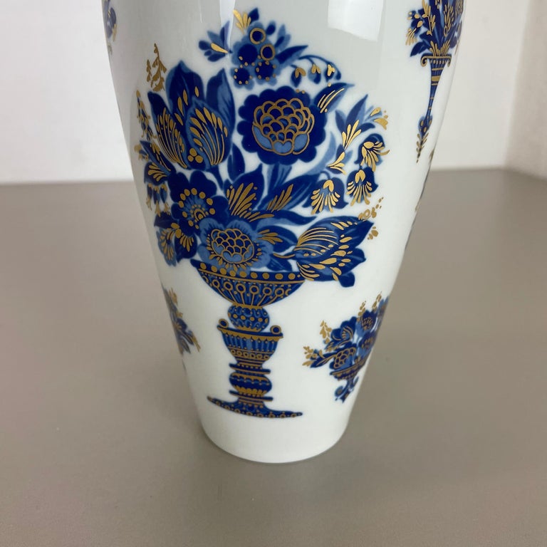 Original 1970s Op Art Vase Porcelain German Vase by Heinrich Ceramics ...