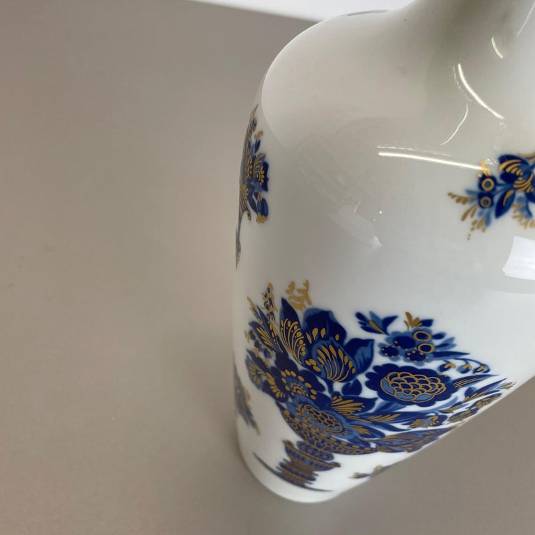 Original 1970s Op Art Vase Porcelain German Vase by Heinrich Ceramics ...