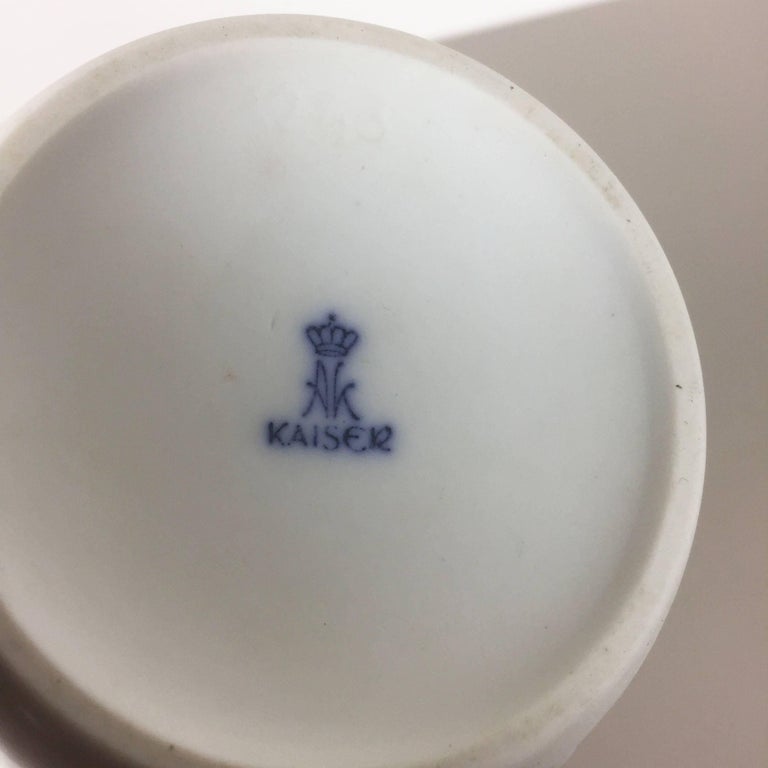 Original 1970s Porcelain Op Art Vase Made by AK Kaiser, Germany For ...