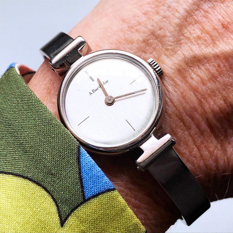 Original 1974 Alexis Barthelay Hand-Wound Movement Sterling Silver ...