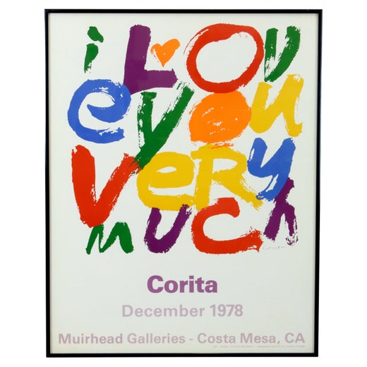 Original 1978 Sister Corita Kent Poster For Sale at 1stDibs