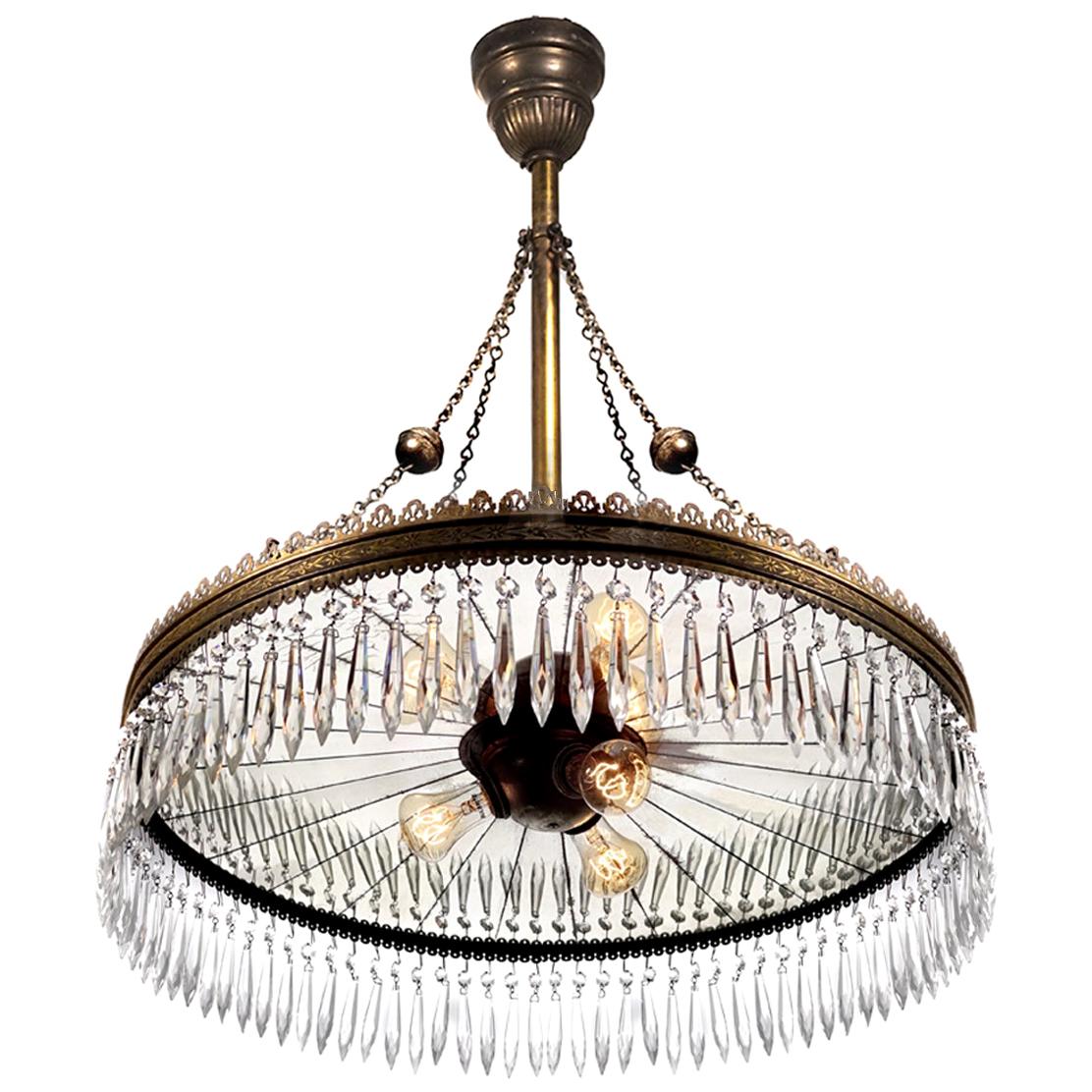 Original Wheeler Mirrored Reflector Chandeliers at 1stDibs | original ...