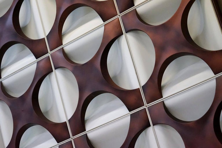 Original 9er Set Copper Staff Oyster Wall Light Lamp Panel Witte Krüger ...