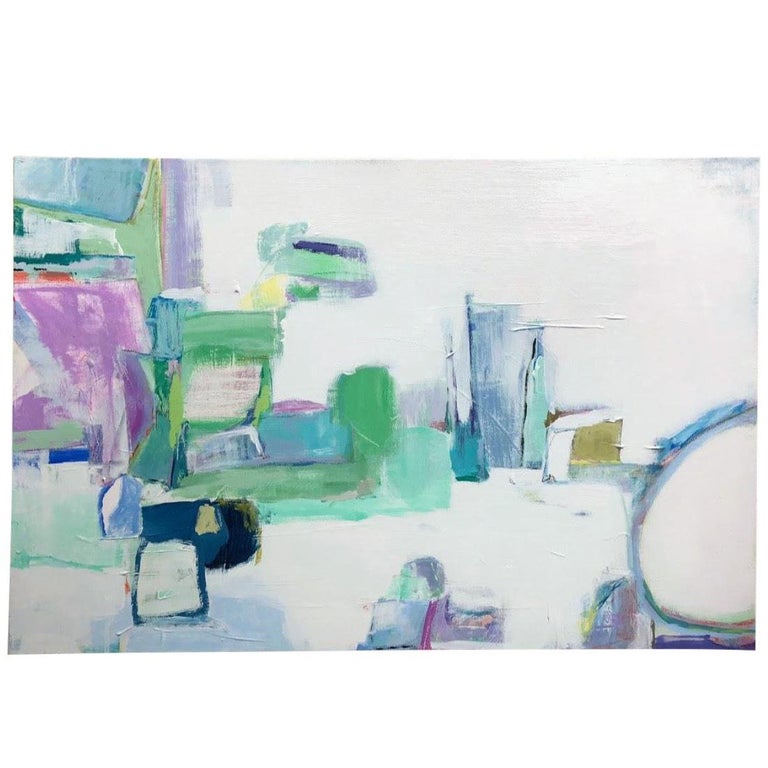 Original Abstract Painting on Canvas For Sale at 1stDibs