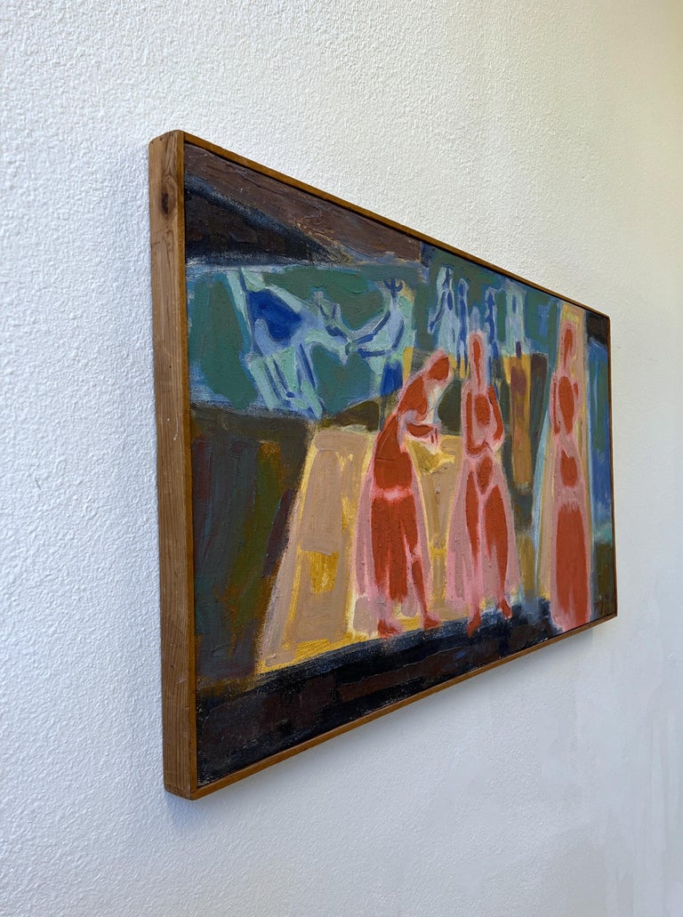 Original Acrylic on Canvas Art by Listed Artist Pleasant Ray Mcintosh ...