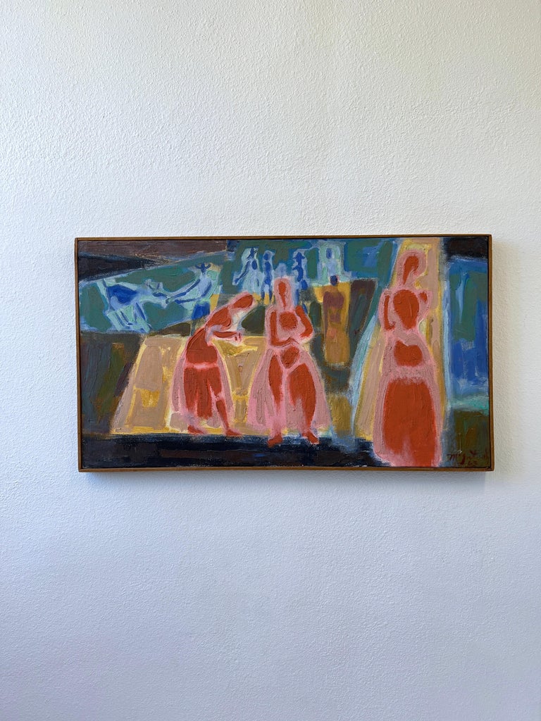 Original Acrylic on Canvas Art by Listed Artist Pleasant Ray Mcintosh ...