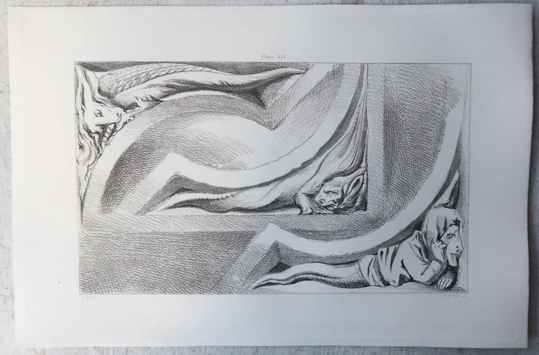 Original Antique Architectural Print by John Ruskin, circa 1880 For ...