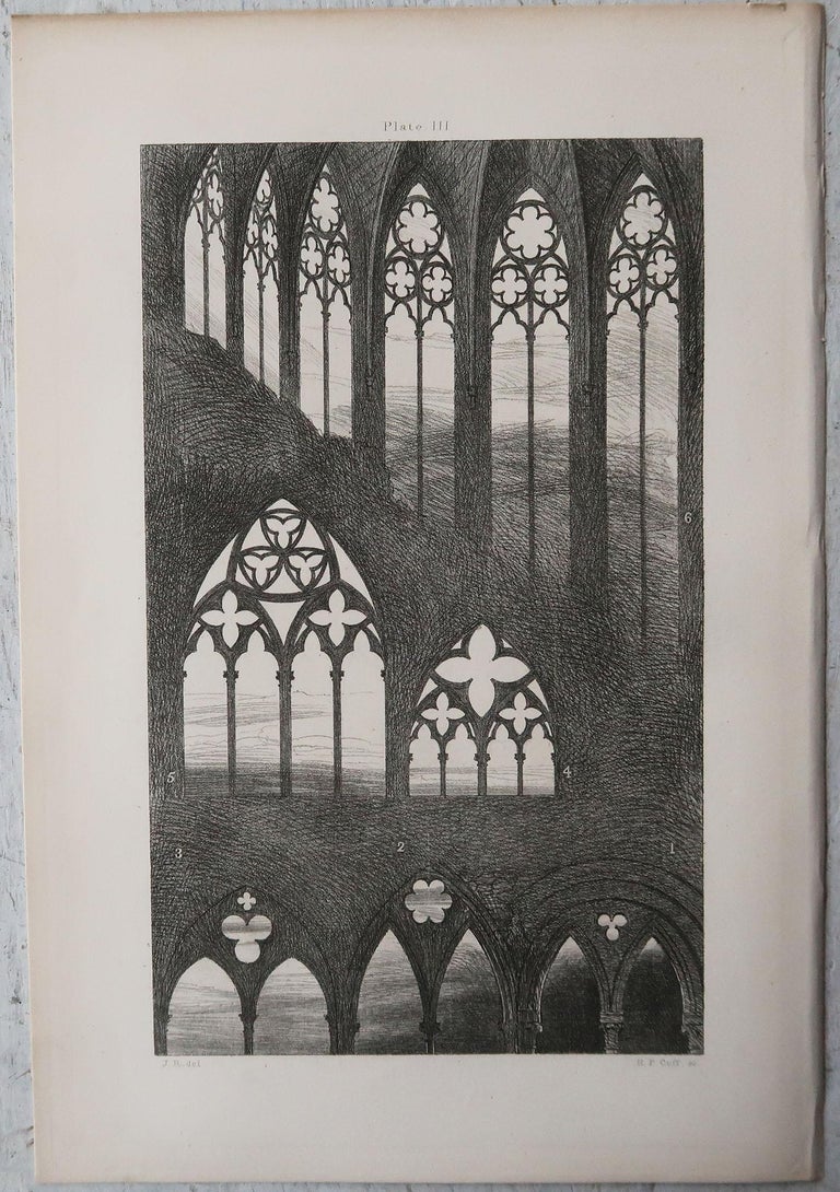 Original Antique Architectural Print by John Ruskin circa 1880 at 1stDibs