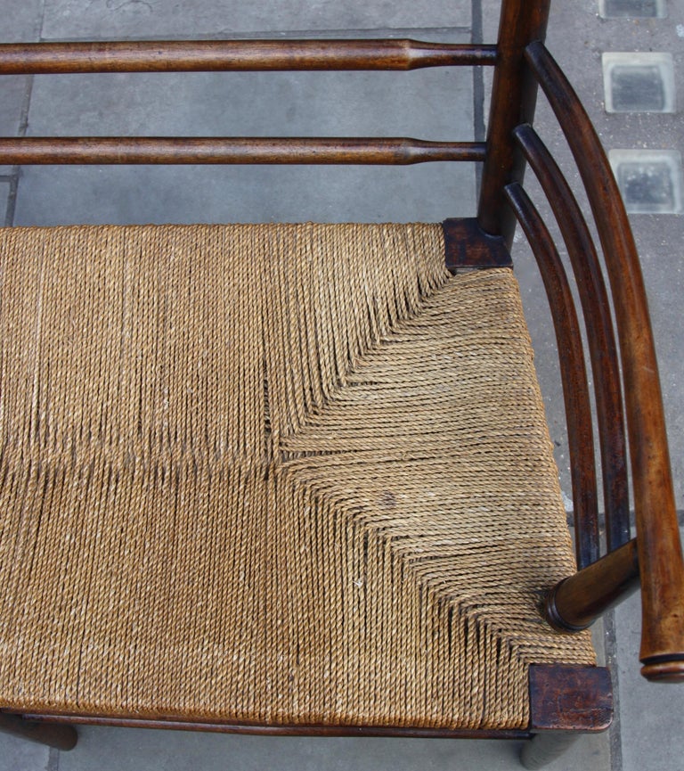 Original Antique Arts and Crafts Sussex Bench by William Morris and Co ...