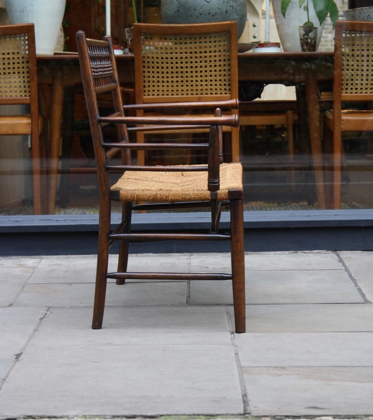 Original Antique Arts and Crafts Sussex Bench by William Morris and Co ...