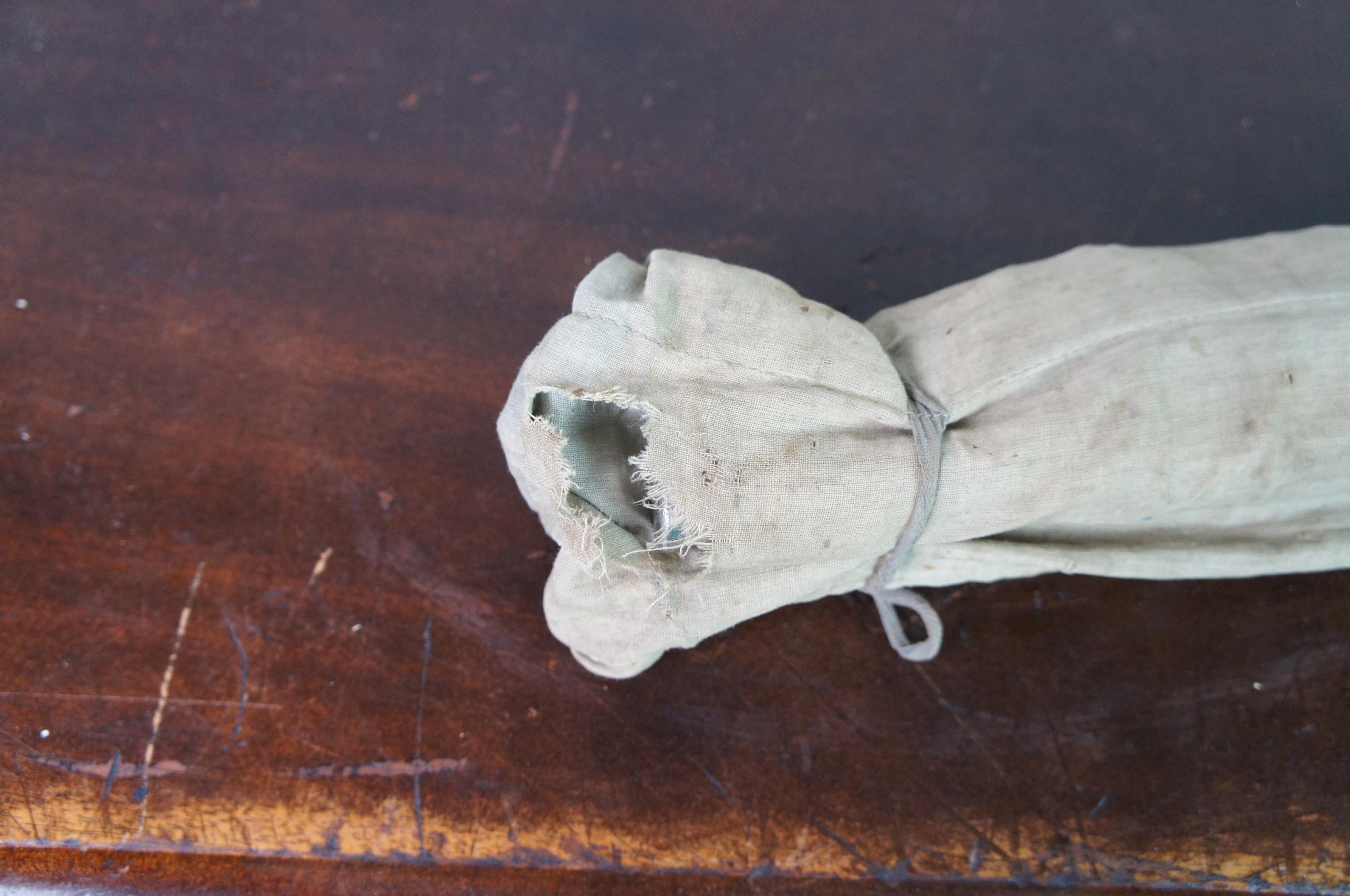Original Antique Hardy Simplex Folding Bamboo Staff Wading Fishing Net ...