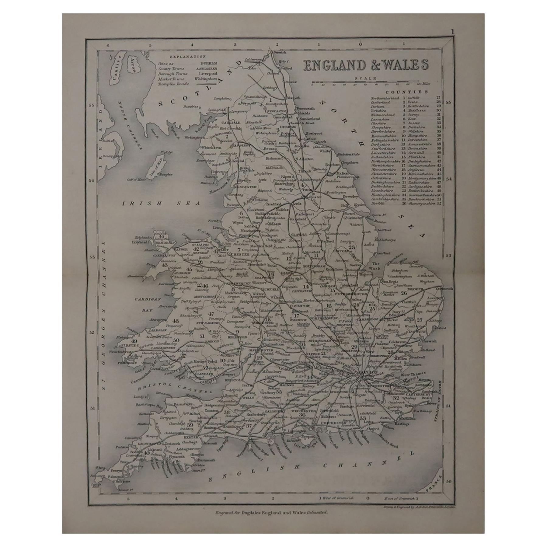 Blue and White Transferware Footub from England circa 1840 at 1stDibs