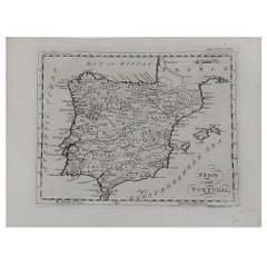 Antique Map of Portugal by W. Blaeu, 1650 For Sale at 1stDibs