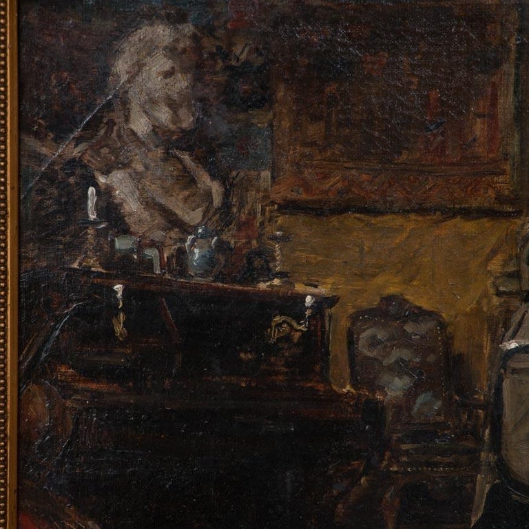 Original Antique Oil on Canvas Painting by Karl Madsen at 1stDibs