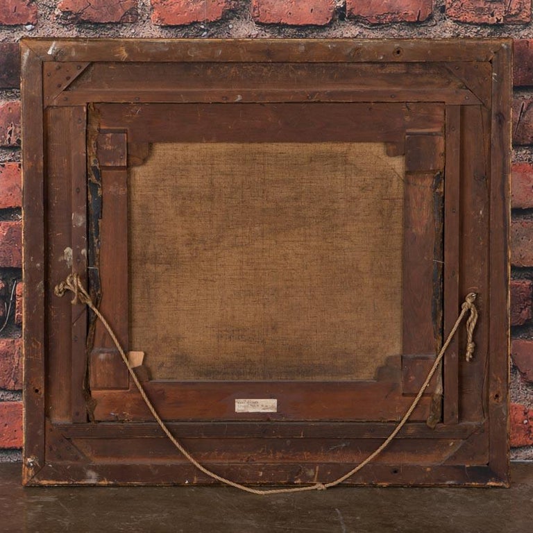 Original Antique Oil on Canvas Painting by Karl Madsen at 1stDibs