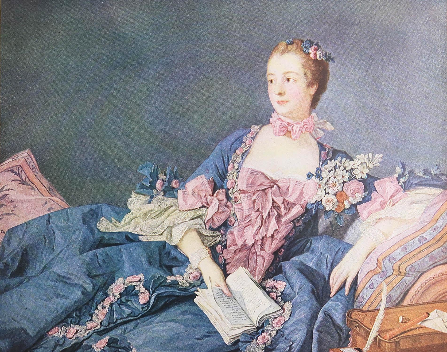 Original Antique Print After Francois Boucher, circa 1920 at 1stDibs