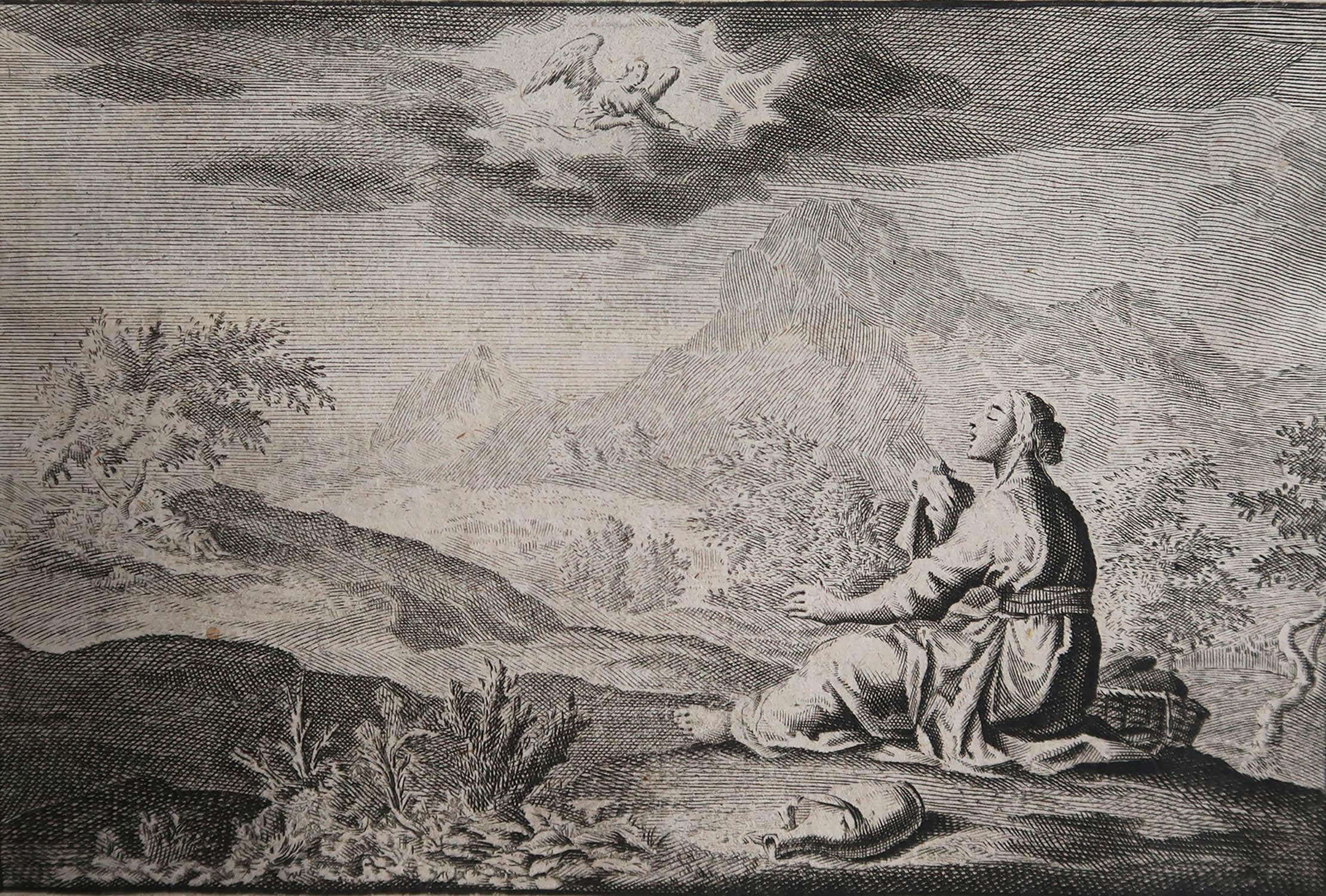 Impression d'origine ancienne d'après Jan Luyken, Amsterdam, Genesis ...