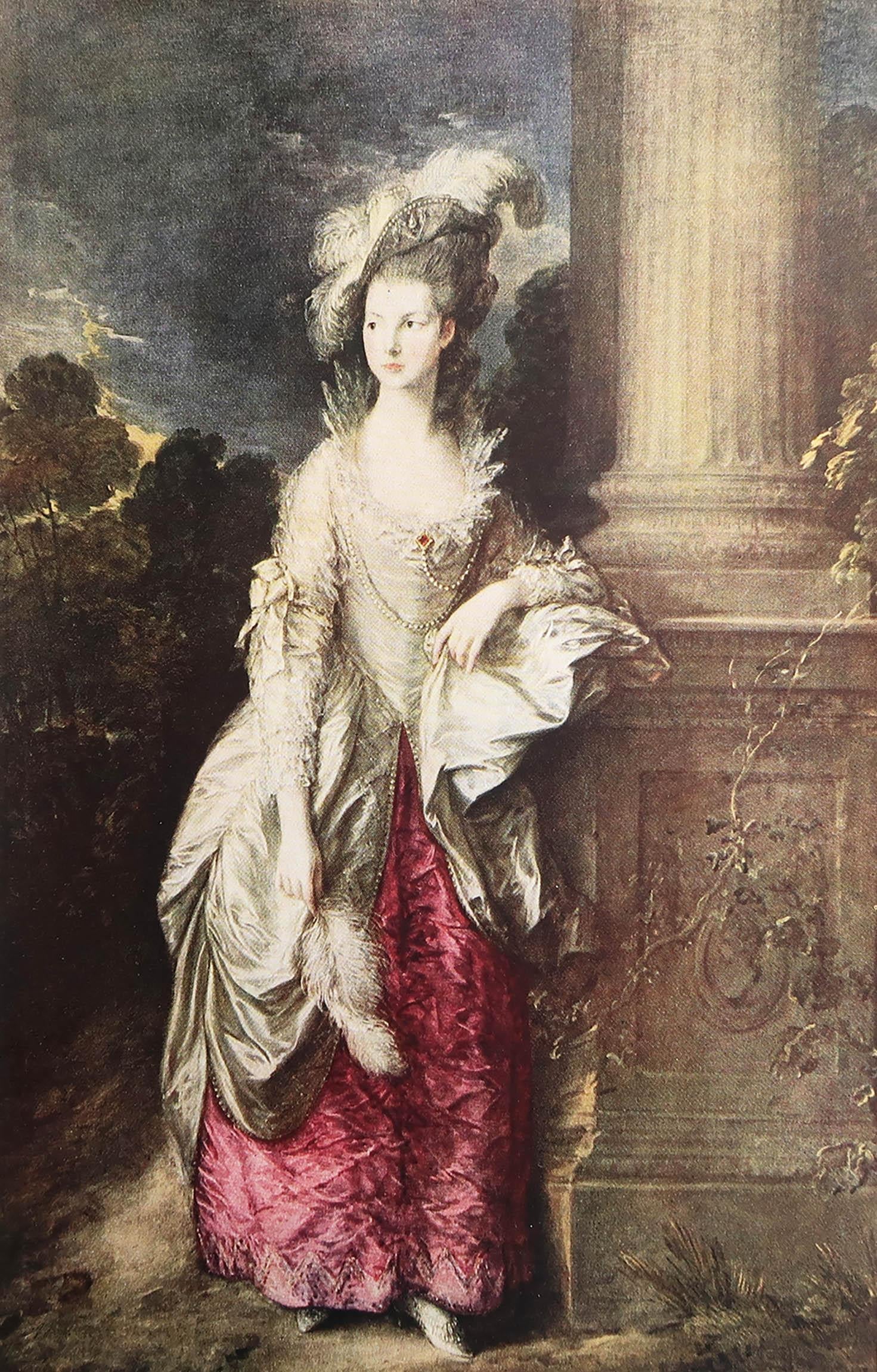 Original Antique Print After Thomas Gainsborough, circa 1920 For Sale ...