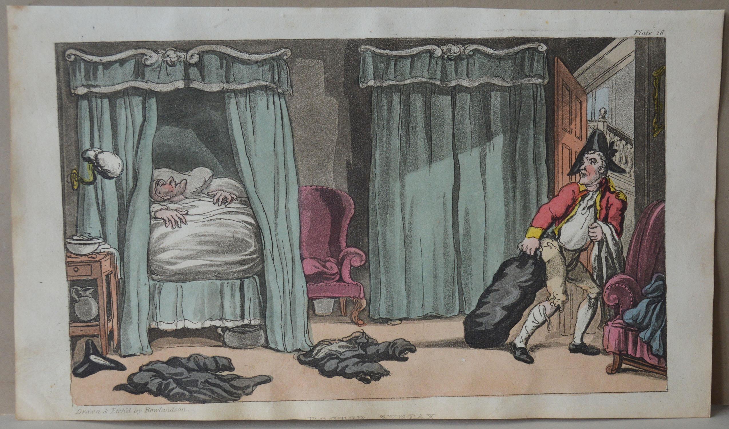 Original Antique Print After Thomas Rowlandson, 1813 at 1stDibs