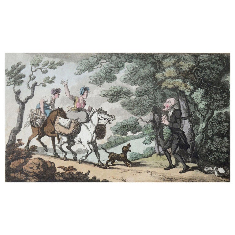 Original Antique Print after Thomas Rowlandson, 1813 For Sale at 1stDibs