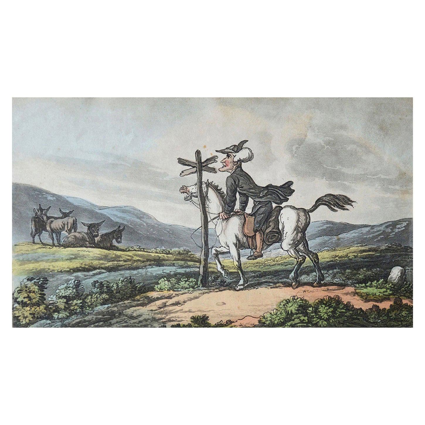 Original Antique Print after Thomas Rowlandson, 1813 For Sale at 1stDibs