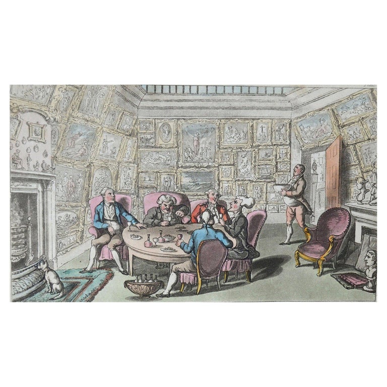 Original Antique Print After Thomas Rowlandson, 1813 For Sale at 1stDibs