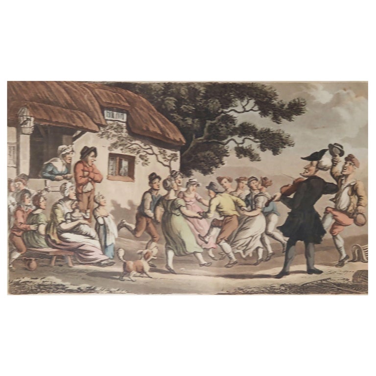 Original Antique Print After Thomas Rowlandson, 1819 For Sale at 1stDibs