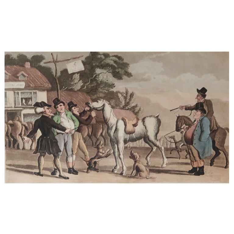 Original Antique Print after Thomas Rowlandson, 1819 For Sale at 1stDibs