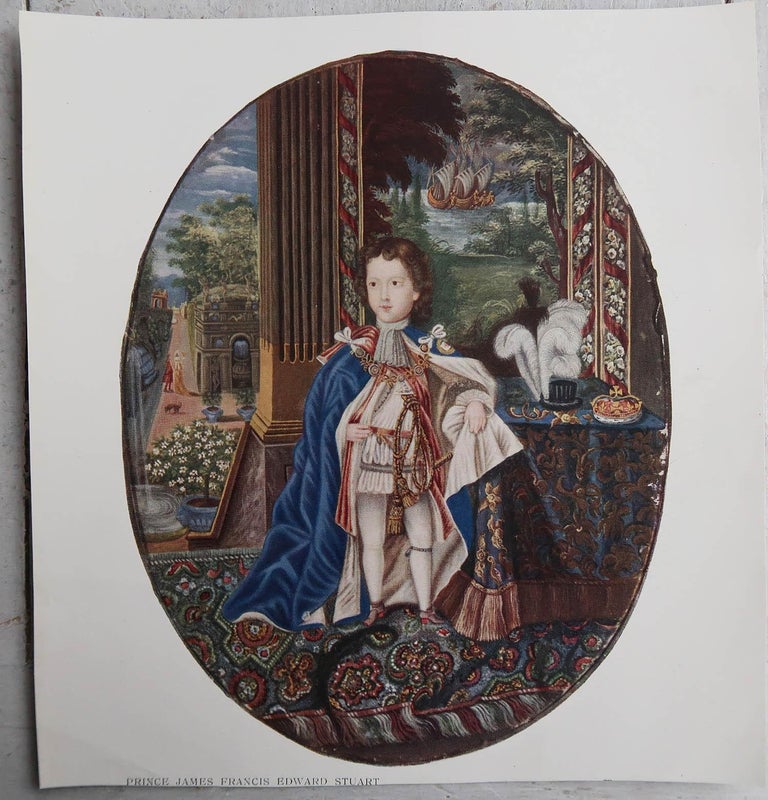 Original Antique Print of " the Chevalier De St George ". Scotland ...