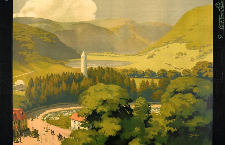 Original Antique Railway Travel Poster Ireland for the Holidays LNWR ...
