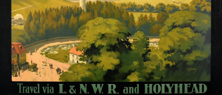 Original Antique Railway Travel Poster Ireland for the Holidays LNWR ...