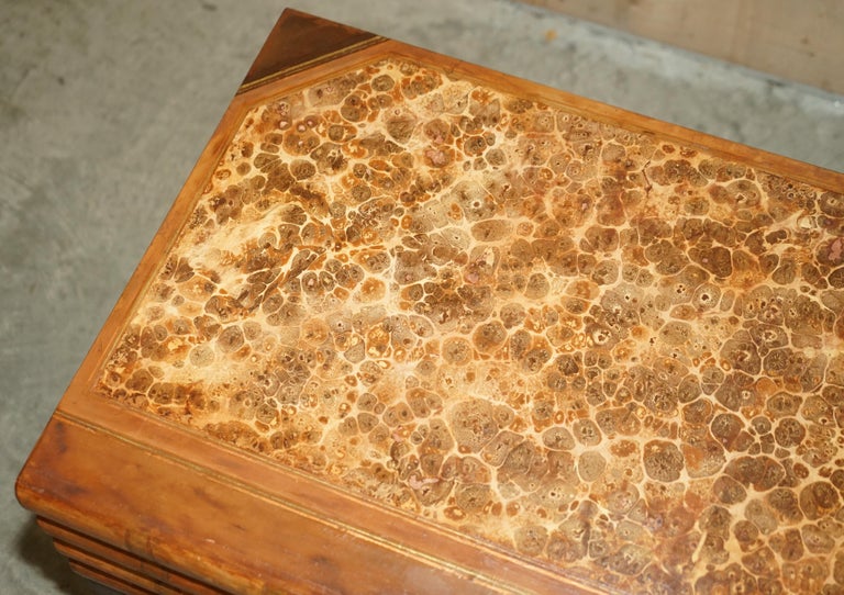 Original Antique Victorian Faux Stack of Books Large Side Table ...
